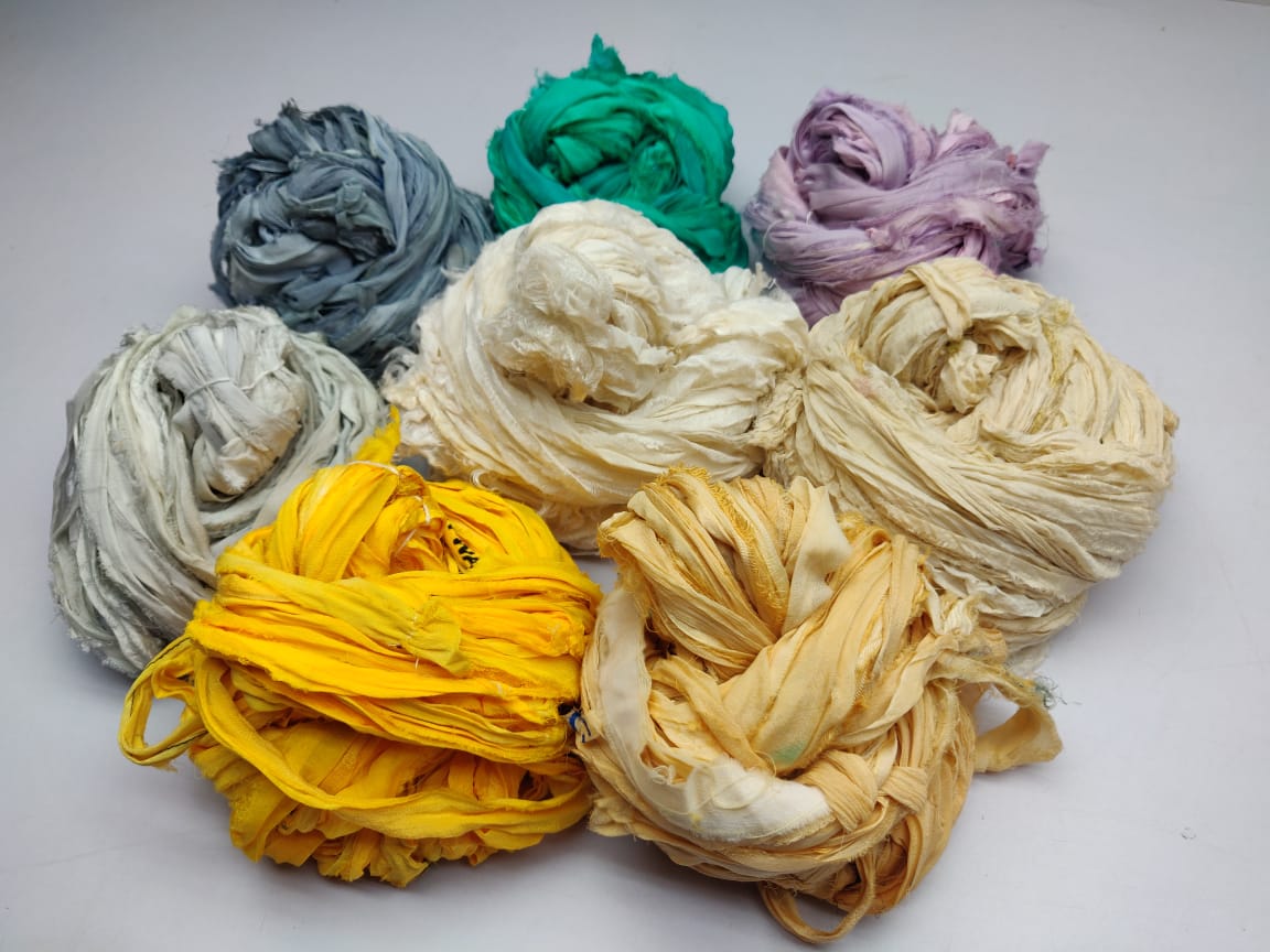 SilkRouteIndia - Recycled Chiffon, Chiffon Ribbon, Recycled Ribbon ...