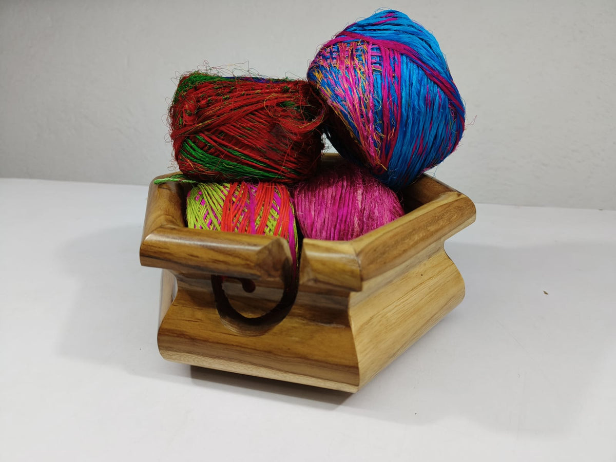 Yarn Bowl | Yarn Keeper | Yarn Holder | Yarn Cup | SilkRouteIndia