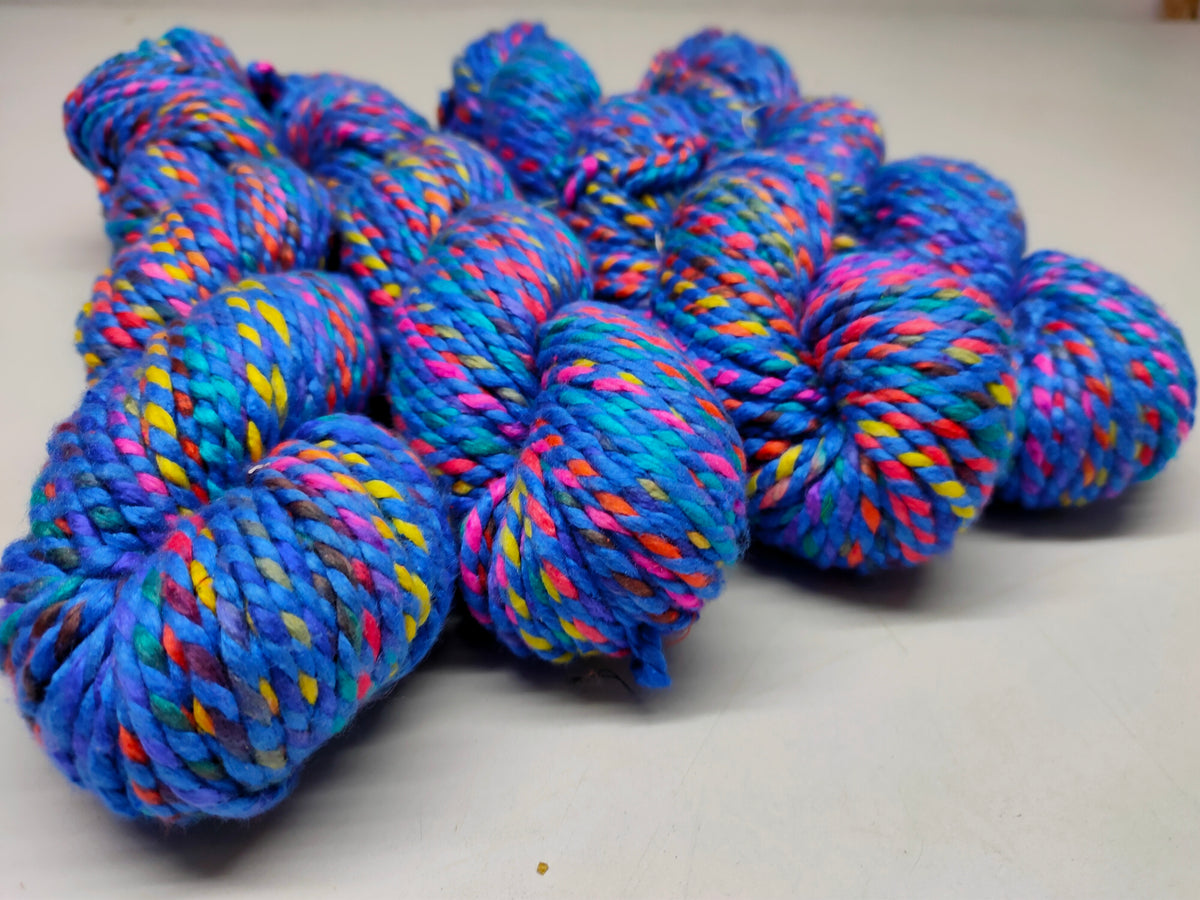 Candy Silk Yarn - Azure| Mulberry Worsted weight Yarn | SilkRouteIndia